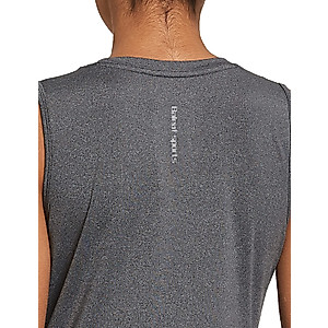 baleaf Women's Workout Tops Sleeveless Running Yoga Tops Gym Atnletic Shirts Activewear Gray Size L