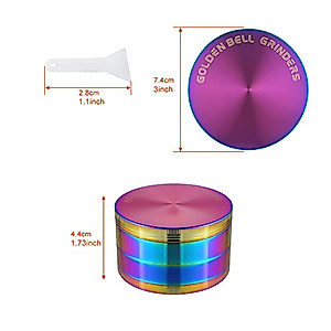 Yinsun Spice Grinder 3 Inch - Rainbow