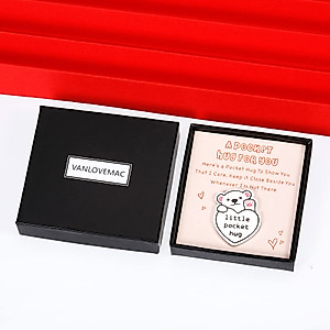 Bear Pocket Hug Gift for Women Boyfriend Best Friends Girlfriend Men Cute Funny Gift for Sister Girls Family Son Daughter Keepsake Valentines Christmas Birthday Thinking of You Token Coin Small Gifts