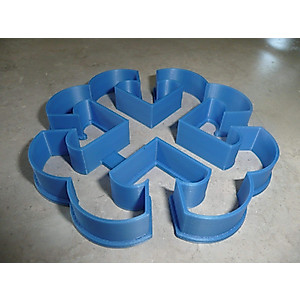 FRENCH CROSS OUTLINE 4.25 INCH RELIGIOUS SYMBOL CHRISTIAN CATHOLIC COOKIE CUTTER MADE IN USA PR3838