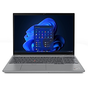 Lenovo ThinkPad T16 Laptop with Ryzen 7 PRO 6850U Processor, 16GB RAM, 1TB Gen4 Performance SSD, 16" WUXGA (1920 x 1200) 300nits Anti-Glare Touchscreen, FHD Cam, Numeric Keypad, Win11 Pro (Storm Gray)