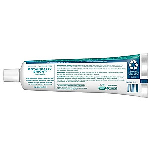 Tom's of Maine, Botanically Bright SLS and Fluoride-Free Toothpaste - Spearmint, 4.7 Ounce