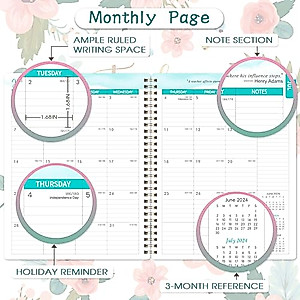 Teacher Planner 2024-2025 - Teacher Planner 2024-2025 Academic Year, July 2024 - June 2025, 8'' x 10'', Lesson Plan Book, Weekly & Monthly Lesson Planner with Quotes, Weekly Activity Schedule