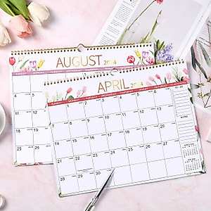 Wall Calendar 2023 - 12 Monthly Calendar 2023, Jan. 2023 - Dec. 2023, 2023 Calendar with Julian Date, 14.6" x 11.5",Twin-Wire Binding, Blank Block with Julian Dates, Perfect 2023 Wall Calendar for Organizing