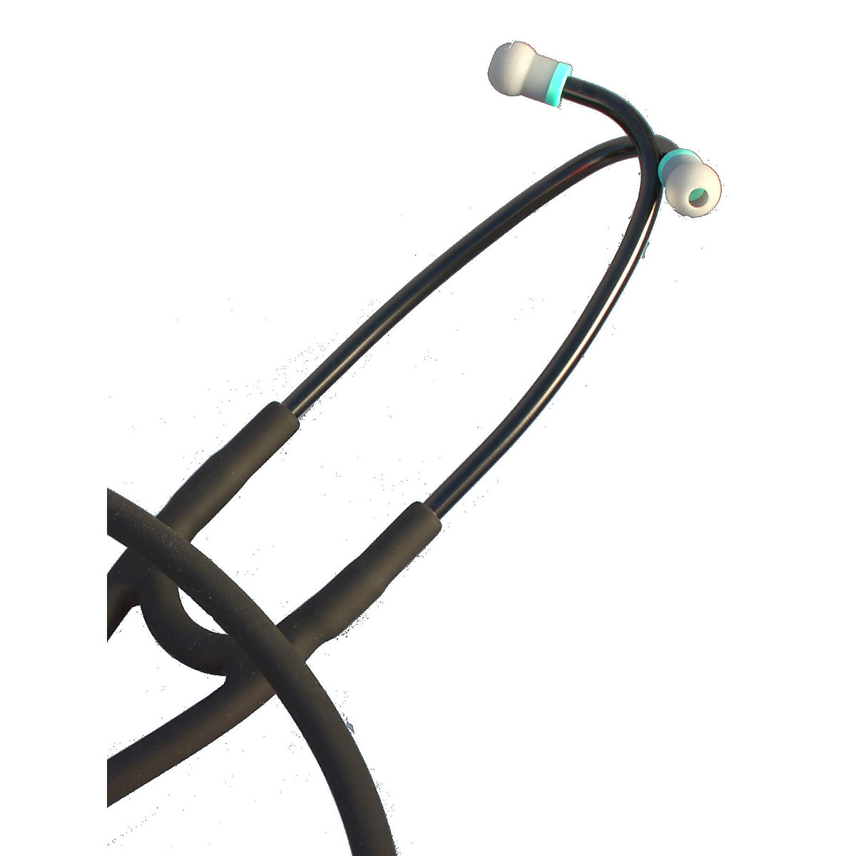 Compatible Replacement Tube by CardioTubes fits Littmann(r) MasterCardiologyI(r) and Littmann(r) Cardiology III(r) Stethoscopes - 7mm Binaurals Black on Black TUBING