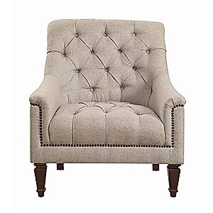Coaster Fabric Loveseat Beige Finish 505643