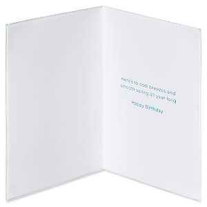 Papyrus Birthday Card (Smooth Sailing)