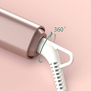 VAV 2 in 1 Mini Hair Iron Ceramic Hair Curler and Straightener, Curling Iron & Flat Iron 374F Temperature Dual Voltage Small Travel Size for Short Hair