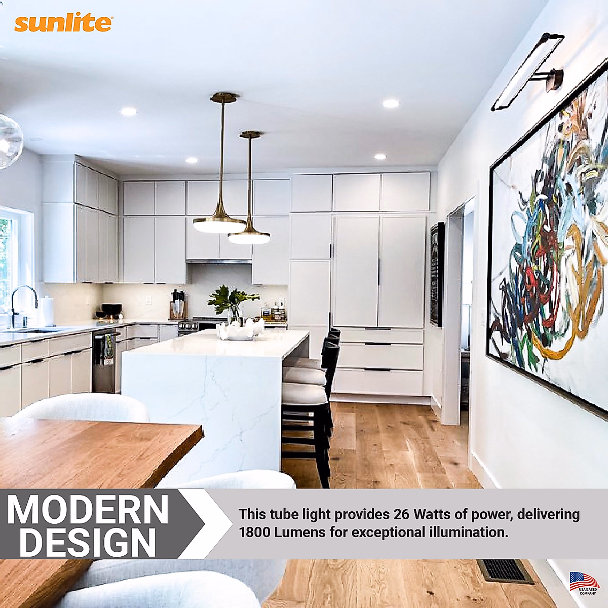 Sunlite PLT26/E/SP Compact Fluorescent Plug-in PLT 4-Pin Triple Tube, 26 Watts, 4-Pin GX24q3 Base, 1800 Lumens, 4100K Cool White, 10 Pack