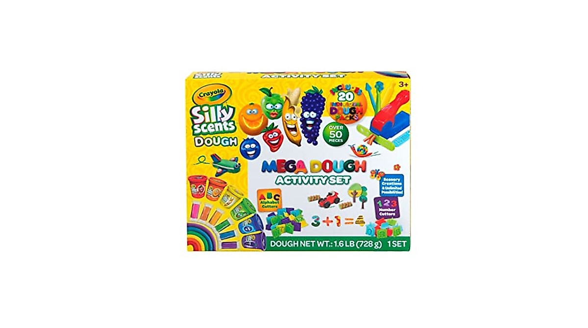 Crayola Silly Scents Dough Mega Set - 50+ Pieces of Fun