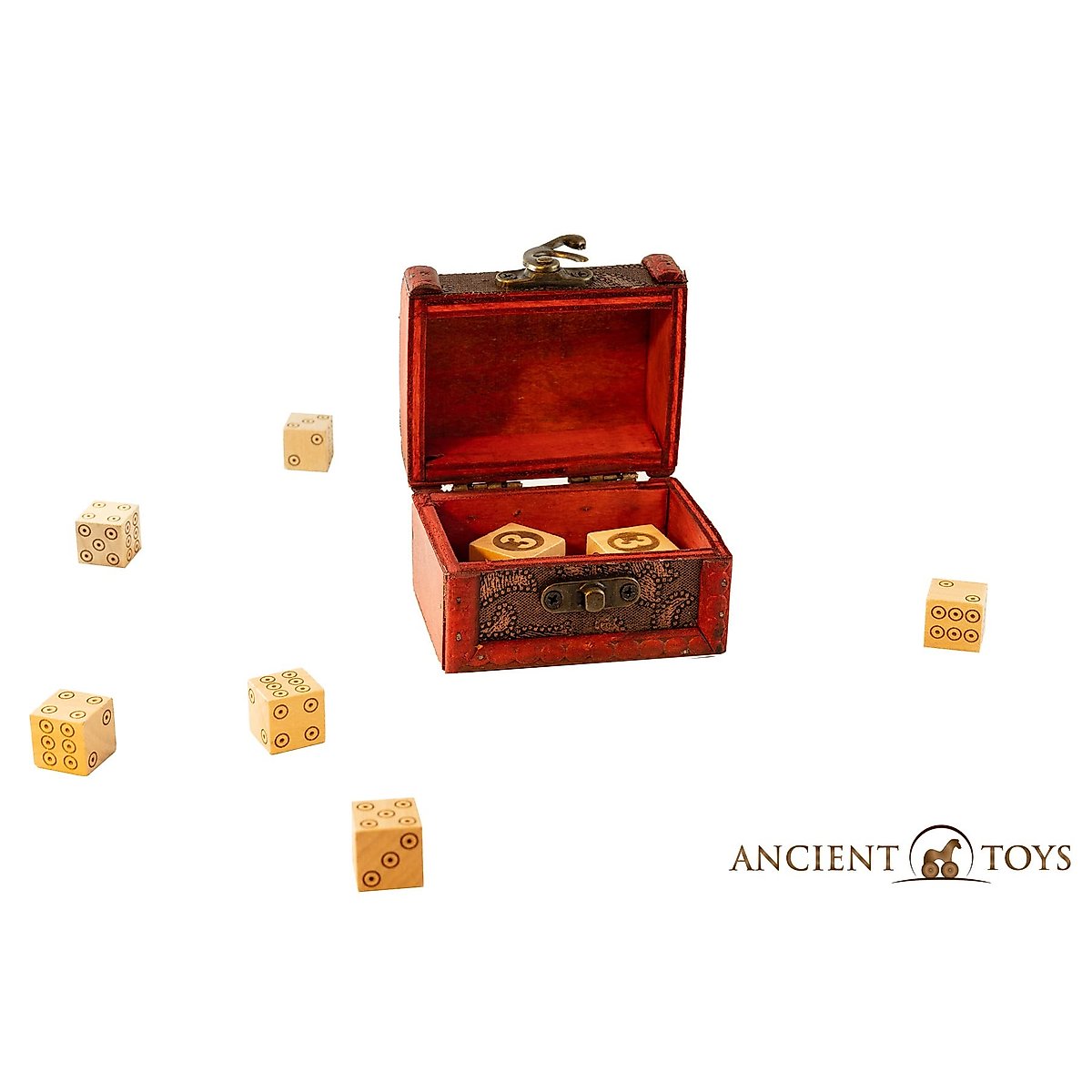 Ancient Toys Viking Dice from A Fast-paced Bluffing Game Similar to Liar’s Dice, Mia, Dudo and Perudo. Great Party Game That is Fun and Easy to Learn!…