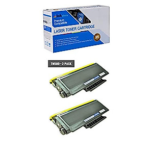 Inksters Compatible Toner Cartridge Replacement for Brother TN580 High Yield Black - Compatible with HL 5240 5250DN 5250DNT 5280DW DCP 8060 8065DN MFC 8460N (2 Pack)