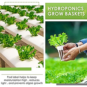 Seed Pod Kit for Aerogarden(50-Pod), Hydroponic Growing Kit for Indoor Garden, Plant Germination Kit Accessories for Seed Starting Growing System