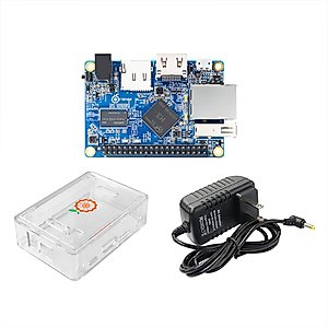 Orange Pi One Single Board Computer 1GB DDR3 AllWinner H3 Quad Core Run Android Ubuntu Debian (One(1GB)+Case+Power Supply)
