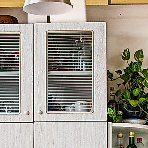 Lativo White Wood Contact Paper for Cabinets and Drawers Wood Grain Wallpaper Peel and Stick Wallpaper for Furniture Shelf Self-Adhesive Wallpaper Vinyl Waterproof Easy to Install/Clean 17.7"×197"