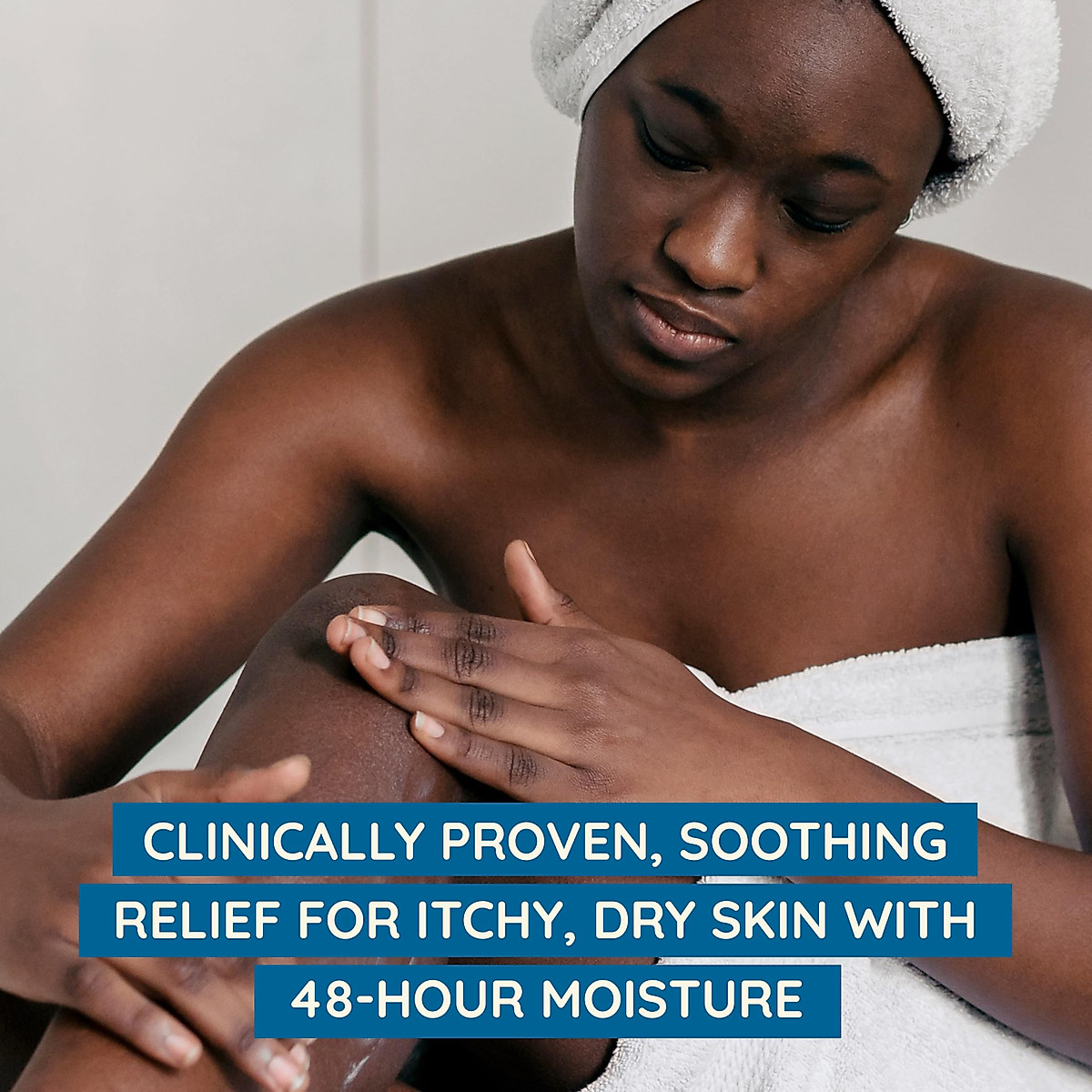 Aveeno Skin Relief Moisturizing Lotion for Very Dry Skin with Soothing Triple Oat & Shea Butter, Dimethicone Skin Protectant Helps Heal Dry Skin, Fragrance-Free, Twin Pack, 18 fl. oz, 2 Pack