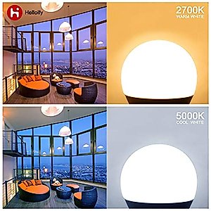 Helloify A19 LED Light Bulb, 9W (60W Equivalent), 806 Lumens, 2700K Soft White, Energy Saving Lamp for Office/Home, Non-dimmable, E26 Screw Base, 6 Count (Pack of 1)
