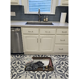 Caroline's Treasures Cairn Terrier Bath Time Machine Washable Memory Foam Mat doormats, Multicolor