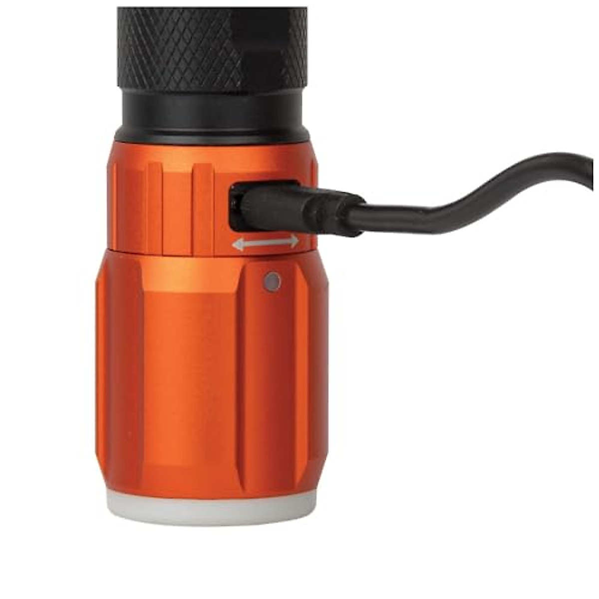 Klein Tools 56412 Rechargeable LED Flashlight with Worklight, 500 Lumens, USB Charging Cable, Pocket Clip, Battery Life Indicator, Magnetic