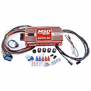 MSD 85551K Ignition Kit Includes Distributor 6AL Ignition Box Blaster 2 Coil