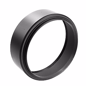 CamDesign Metal Lens Hood Sun Shade Compatible with Panasonic Lumix Fujifilm Olympus Pentax Samsung Sigma Rangefinder Universal Cameras (52mm)