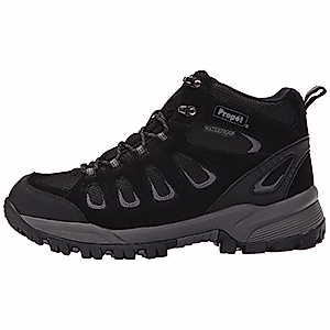 Propét Men'sRidge Walker Hiking Boot, Black, 13 XX-Wide US