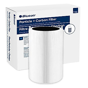 BLUEAIR Blue Pure 411 Auto, 411, 411+ Genuine Replacement Filter, Particle and Activated Carbon, fits Blue Pure 411 Auto, 411 and 411+ Air Purifiers