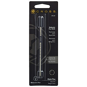 Cross Ballpoint Refill, Fine Point, 8101 - Black