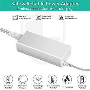 HKY 19V AC Power Adapter compatible with LG V220 V325 V720 V960 XPION 29V940 34UM95 34UC97C 34UM94 34UM94-P 34UM94-PD 34UM95-P 34UM95-PD 34UM95-PE LGUM95 34WN80C 34WN80C-B LCAP31 All-in-one PC Charger