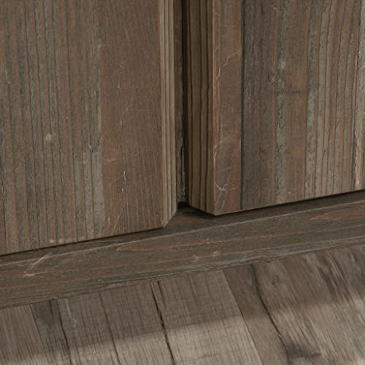 Sauder Summitt Station Storage Cabinet, L: 35.28" x W: 17.13" x H: 63.90", Pebble Pine