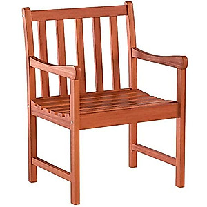 VIFAH V415 Outdoor Wood Arm Chair