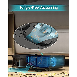 Lefant Robot Vacuum Cleaner with 2200Pa,Featured Carpet Boost,Tangle-Free,Ultra Slim,Self-Charging Robotic Vacuum,Wi-Fi/App/Alexa,120mins Runtime,Ideal for Pet Hair,Hard Floor and Carpet M210-Pro