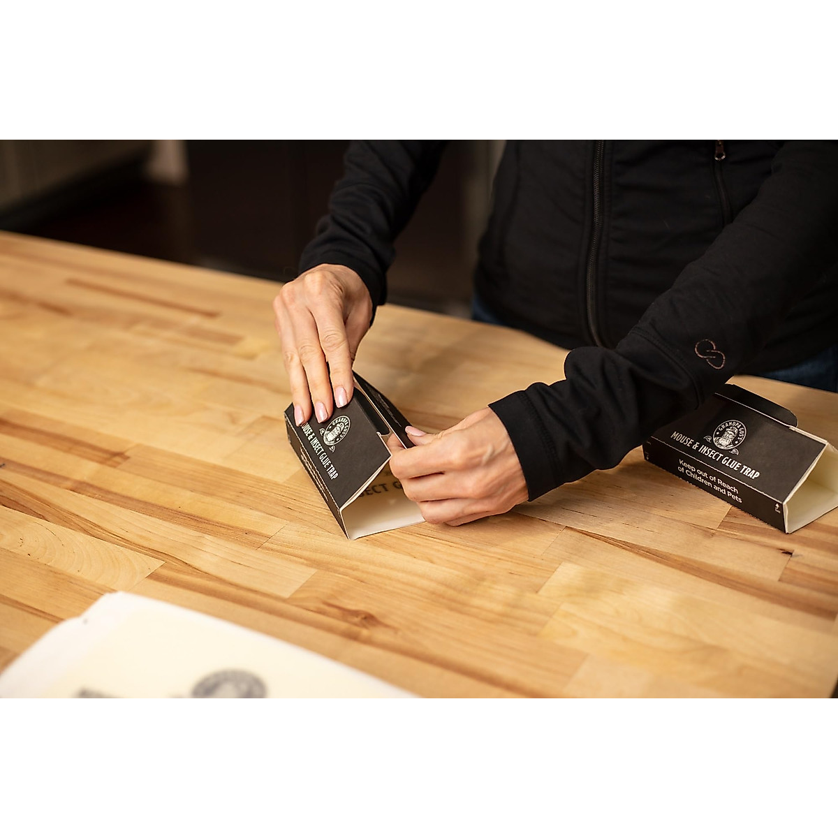 Grandpa Gus's Mouse & Insect Glue Board Traps, Extra-Long Foldable Pre-Baited Sticky Traps for Mouse, Roach, Spider, Ant & Fly, 9.25" x 5.25", Pack of 36