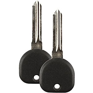 Discount Keyless Replacement Ignition Transponder Uncut Key Compatible with ID 13 (2 Pack)
