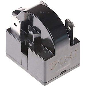 QP-02-4.7 3Pin 4.7Ohm PTC Starter/Start Relay Replacement for Mini Fridges, Compact Refrigerators, Beverage & Wine/Beer Coolers, Deep Freezers, Beer/Wine Refrigerators