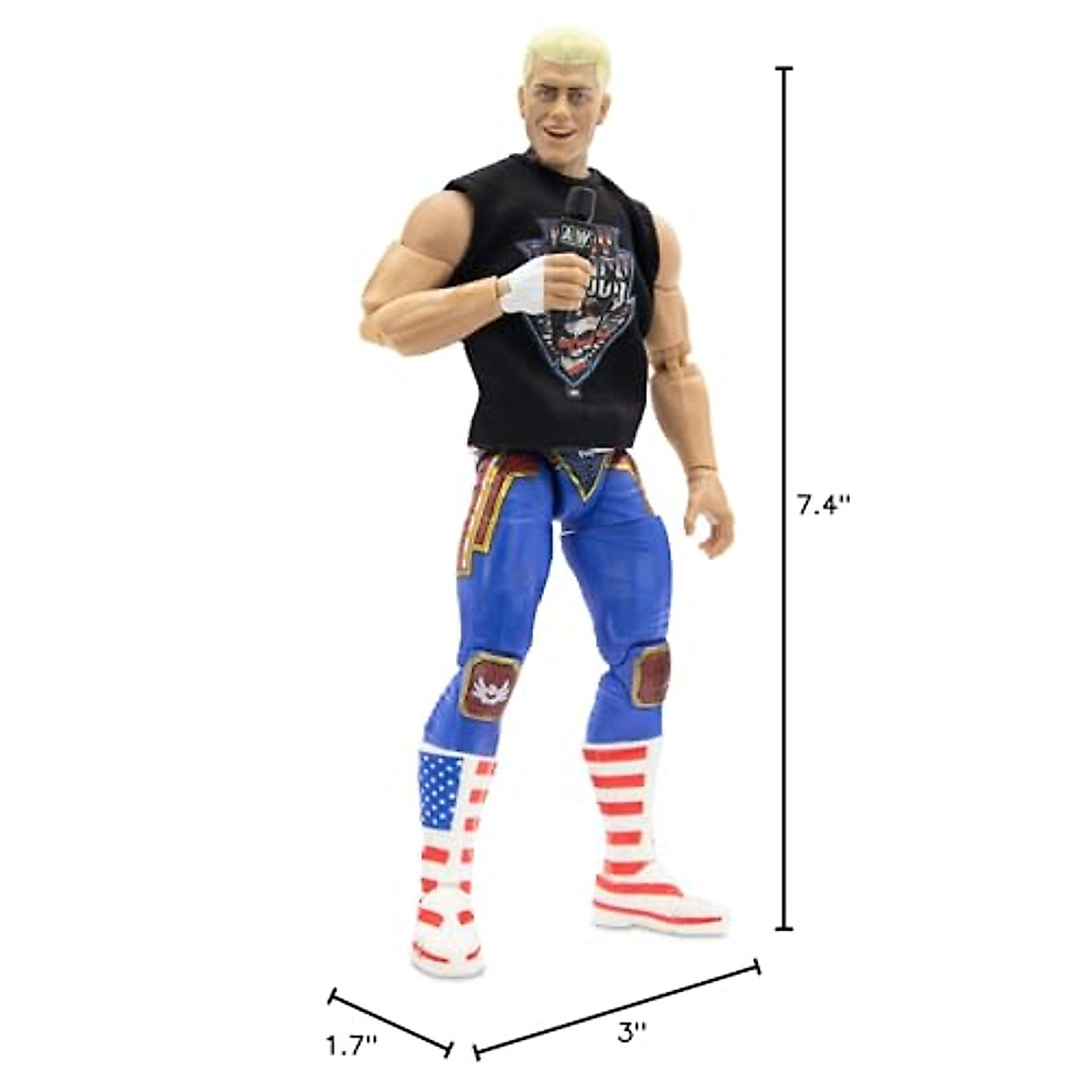 All Elite Wrestling AEW Cody Rhodes UNRIVALED Supreme- 6-Inch Cody Rhodes Figure with Accessories