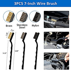 HLWDFLZ 32Pcs Car Wash Cleaning Kit with Car Duster Brush - Car Detailing Kit, Car Duster Exterior Scratch Free with Long Secure Extendable Handle, Detailing Brush Set, Tire Brush, Wash Mitt