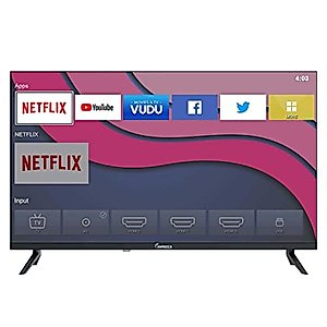 Impecca 40 Inch Smart TV, Full HD 1080P, Stream Netflix,YouTube, VUDU, Browser, APP-Store, Built-in Stereo Speakers, Full Function Remote Control -TL4002NS
