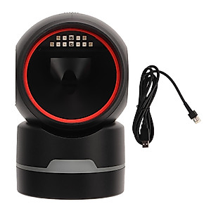 Barcode Scanner, IP50 High Sensitivity Hands Free 2D QR Barcode Scanner for Warehouse