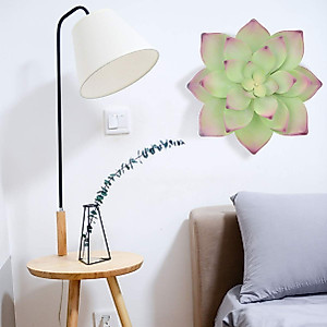 HEMOTON 1PC Succulent Wall Hanging Handmade Plants Wall Decor 3D Plants Pendant Decorative Plants Wall Art Decoration for Store Home Office Garden(Green)