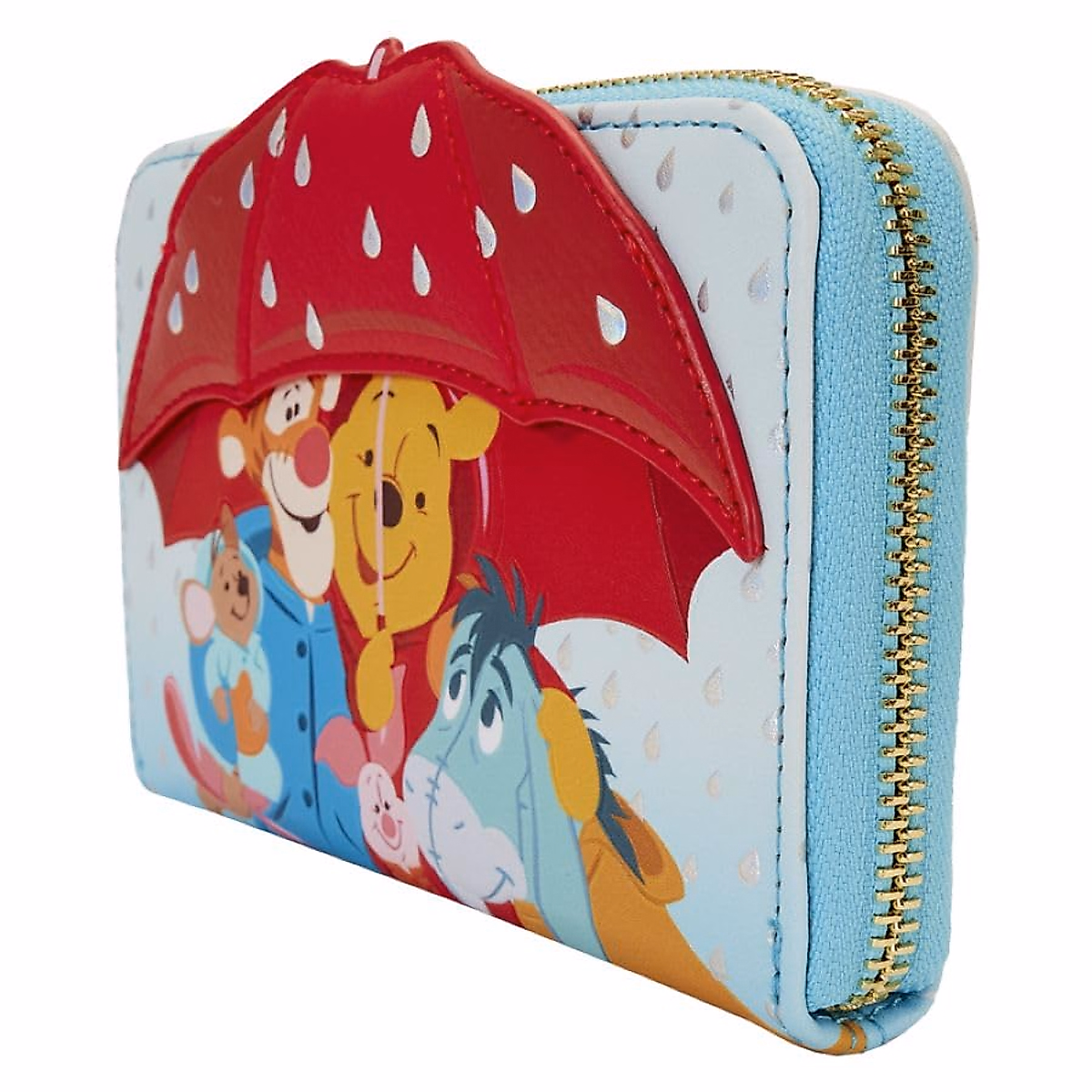 Loungefly Disney Winnie the Pooh and Friends Rainy Day Zip Around Wallet