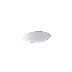KOHLER K-2210-0 Caxton Under-Mount Bathroom Sink, White