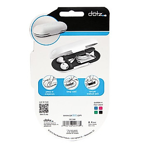 Dotz Earbud Case, Protection and Storage for Earbuds, Including Wireless Earbuds, Green (EBC38M-CE)