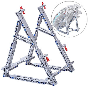 TOYGA Vertical Display Stand Building Kit DIY Bracket Holder Model Compatible with Millennium Falcon 75105/75212/7965