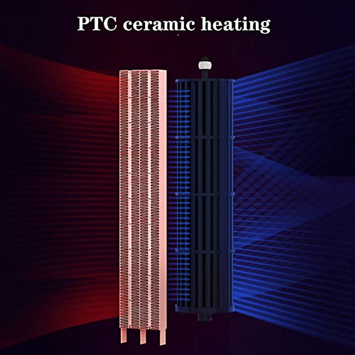 Outdoor Garden Heater Space Heater for Indoor Use, Portable Ceramic Tower Heater with Remote, Oscillation, Digital Display, Tip-Over & Overheating Protection, 12H Timer Patio Heate