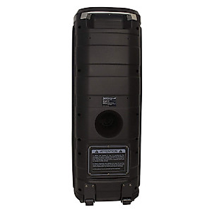 Rockville Go Party X10 Dual 10" Rechargeable Karaoke Machine System + (3) Mics