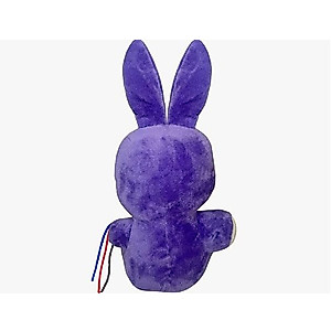 Helltaker Withered Purple Bunny Plush Toys, 11 Inches Security Breach Bonnie Doll for Adult Kids Birthday Gift (11 Inches Bunny)