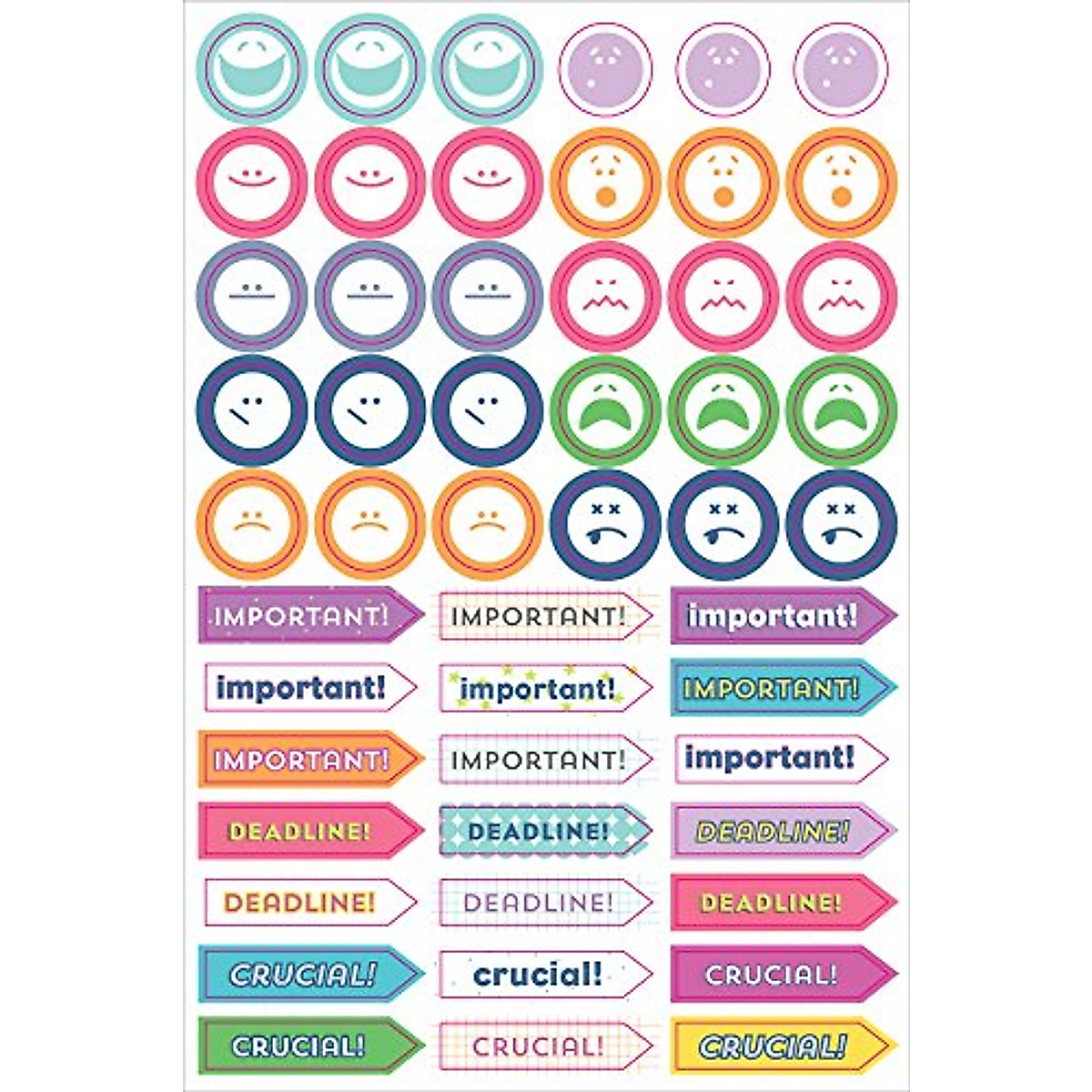 Peter Pauper Press Essentials Weekly Planner Stickers (Set Of 575 Stickers)