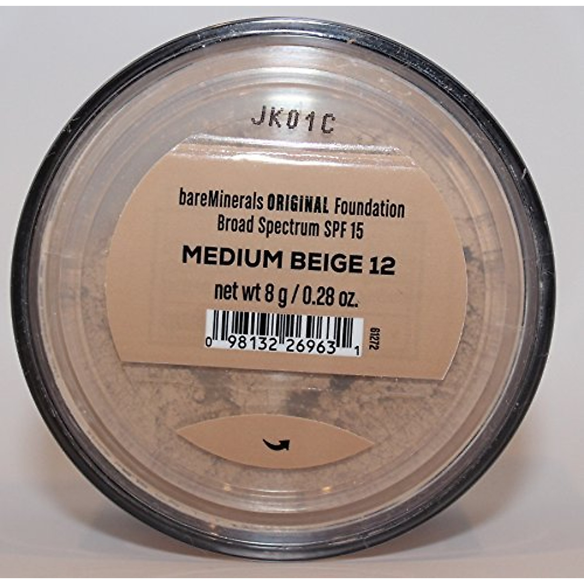 Bare Escentuals Face Care 0.28 Oz Bareminerals Original Spf 15 Foundation - # Medium Beige For Women, SG_B00DSDII28_US