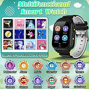 Waterproof Smart Watch with Games HD Camera Music Player